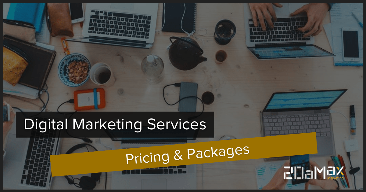 Digital Marketing Service Pricing Packages | 2DaMax Marketing Agency